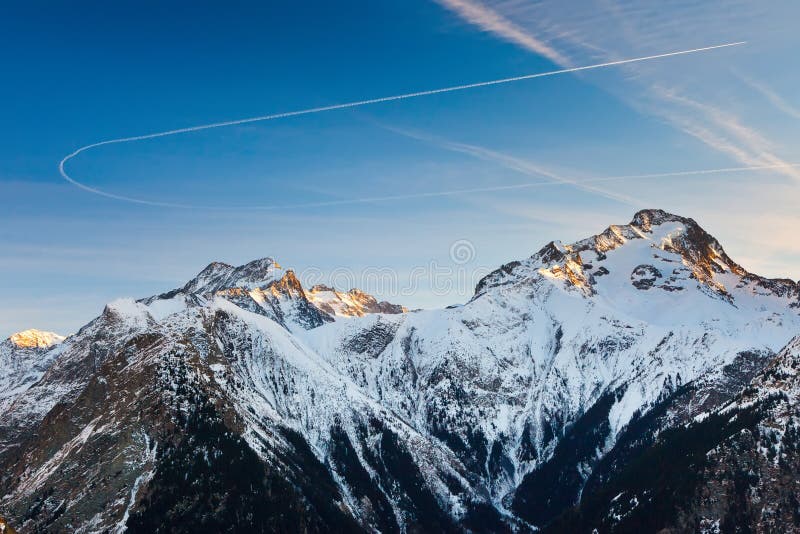 French Alps stock image. Image of altitude, peak, frost - 21515769