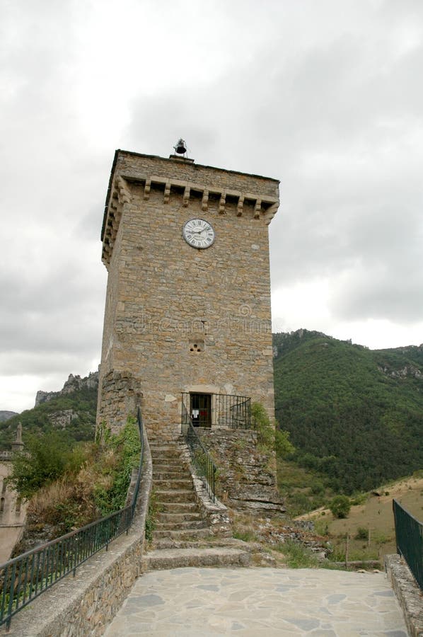 French ancient tower stock image. Image of beautiful - 82336917