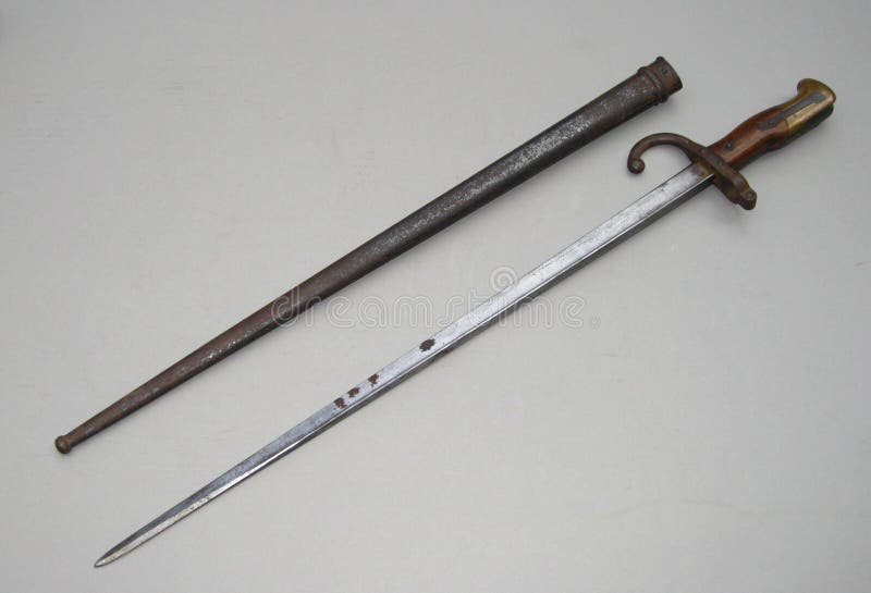French Antique Bayonet stock image. Image of french, obscure - 30158765