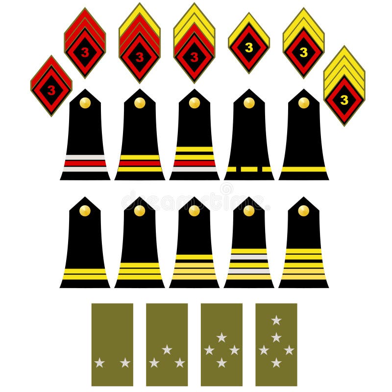 The French army insignia stock vector. Illustration of yellow - 27329252