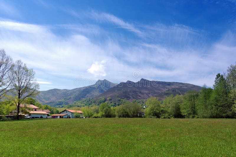 Basque mountains stock photo. Image of mountains, nature - 14366556