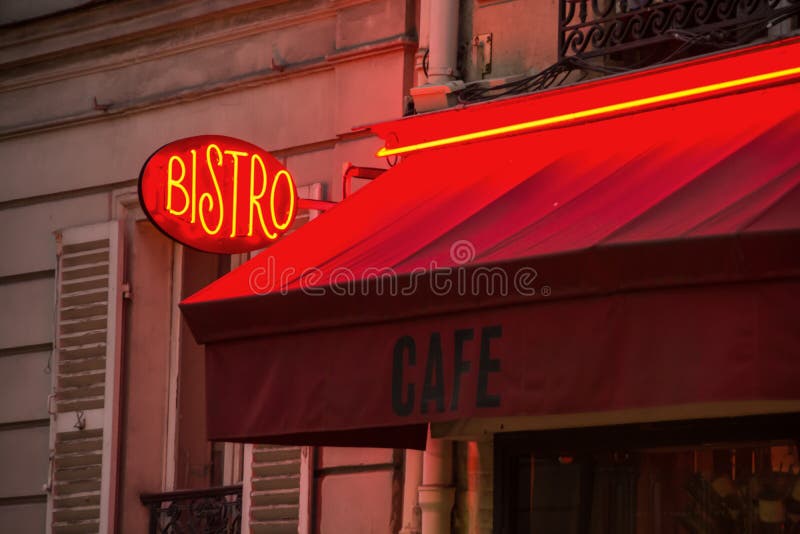 Bistro sign stock photo. Image of spot, deli, restaurant - 1487260