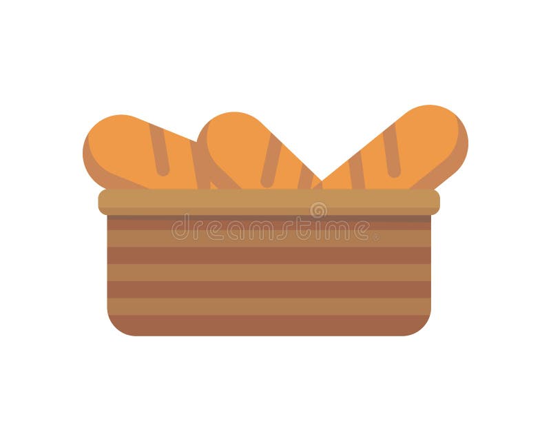 French Bread stock vector. Illustration of icon, vector - 41450952