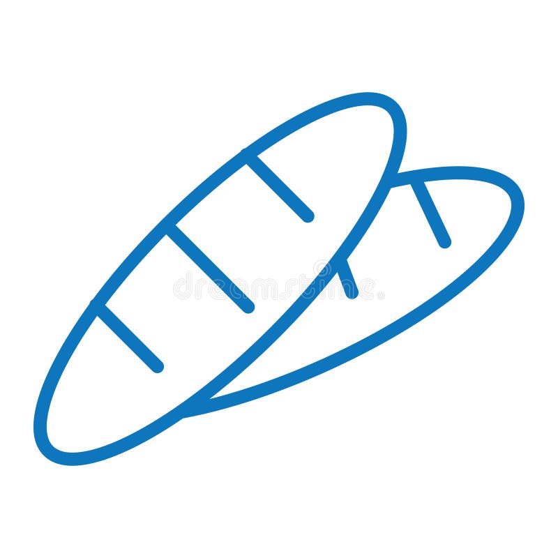 French Bread. Vector Illustration Decorative Design Stock Vector ...