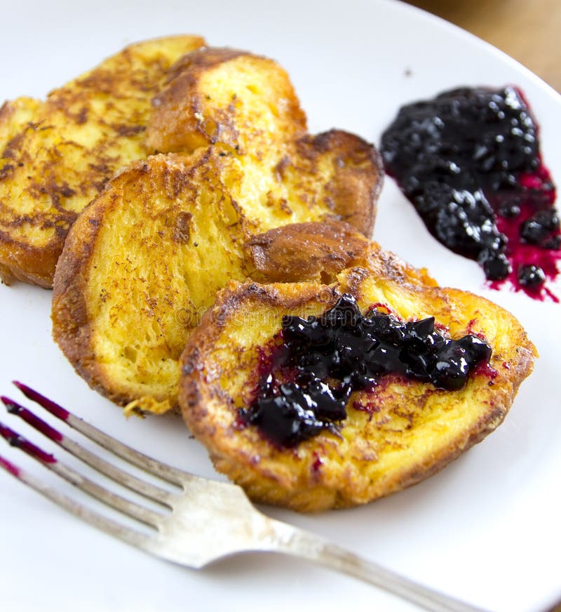 French breakfast stock photo. Image of sliced, fork, cuisine - 29398548