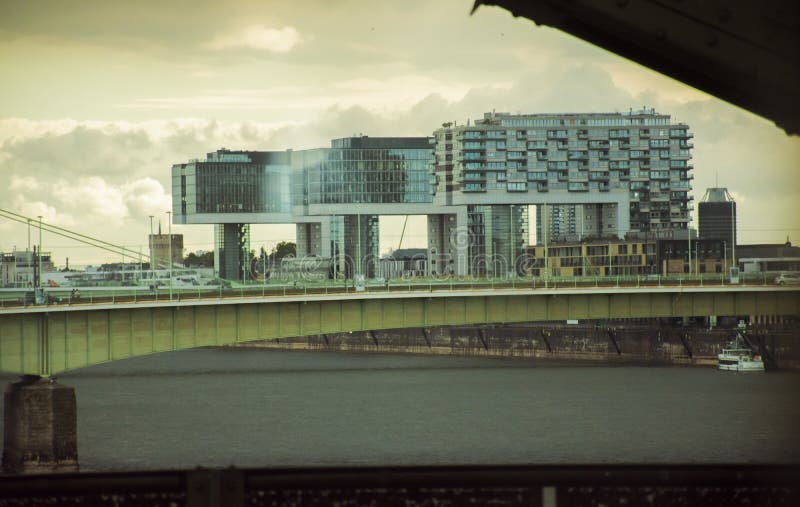 French Building Fully Glass Stock Photo - Image of house, facade: 209273332