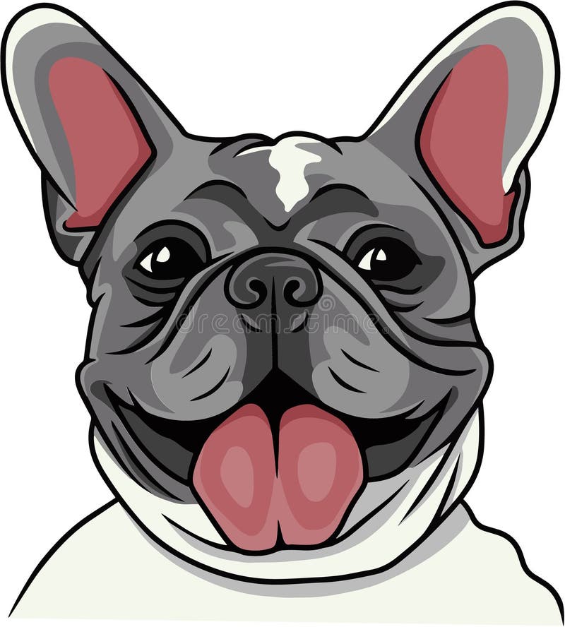 French Bulldog Clipart, Frenchie Stock Vector - Illustration of pixels ...