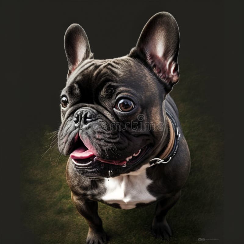 French Bulldog, Generative AI Stock Illustration - Illustration of ...