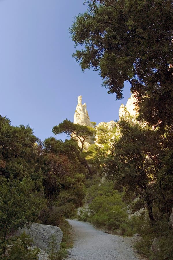 The French Calanques stock image. Image of hiking, vegetation - 15923539