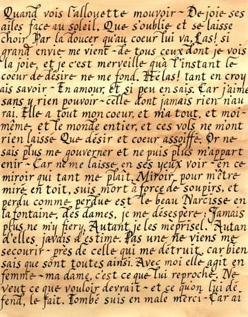 French Calligraphy stock image. Image of calligraphy, literature - 254573