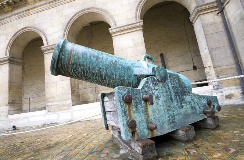French cannon stock photo. Image of danger, castle, commemoration ...