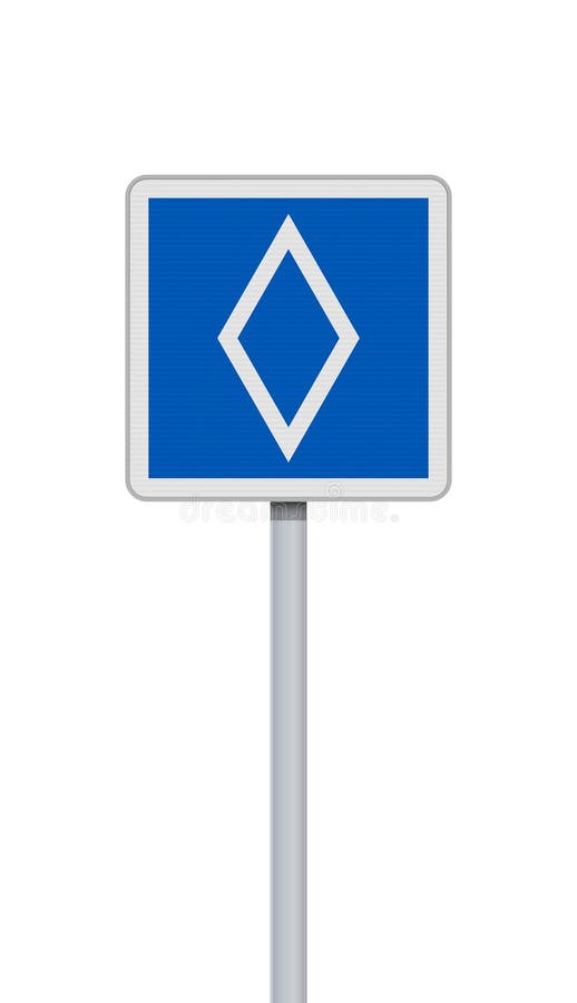 French carpool lane sign stock vector. Illustration of reserved - 365821954