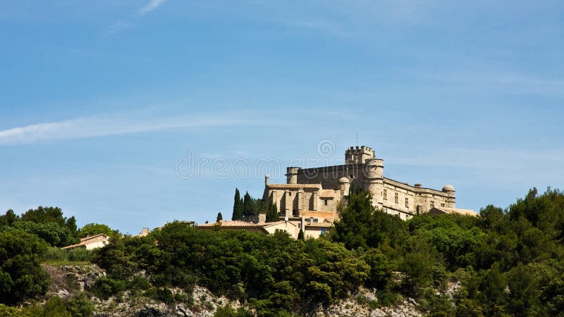 French Castle stock image. Image of landscape, brush - 25719569