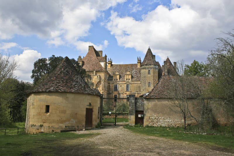 French Castle cottage stock photo. Image of home, turret - 10357190