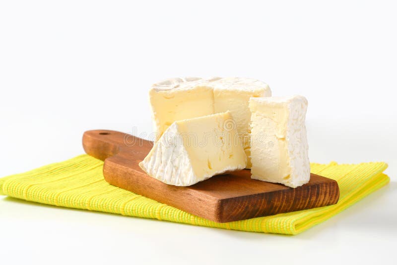French Chaource cheese stock image. Image of softripened - 38291291