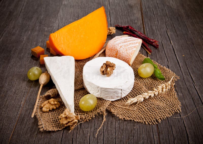 French cheese stock image. Image of burlap, rust, jute - 28767763