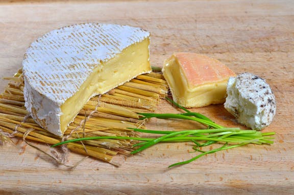 French Cheese Assortment stock photo. Image of board - 28352482