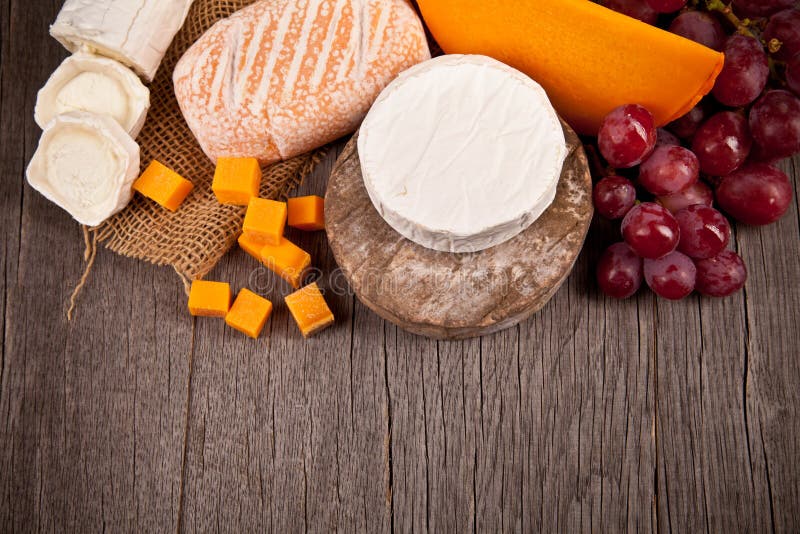 French cheeses stock photo. Image of farm, gourmet, hard - 28381868