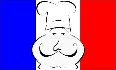 French chef stock vector. Illustration of cartoon, moustache - 4451451
