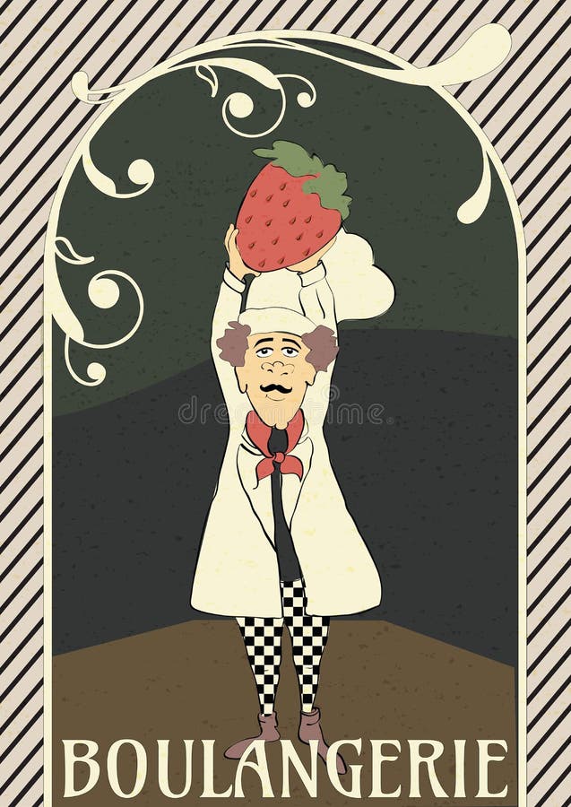 French chef stock vector. Illustration of clipart, plate - 30639684