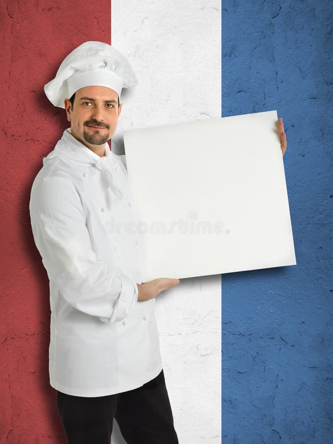 Vector Chef with Menu Illustration Stock Vector - Illustration of ...