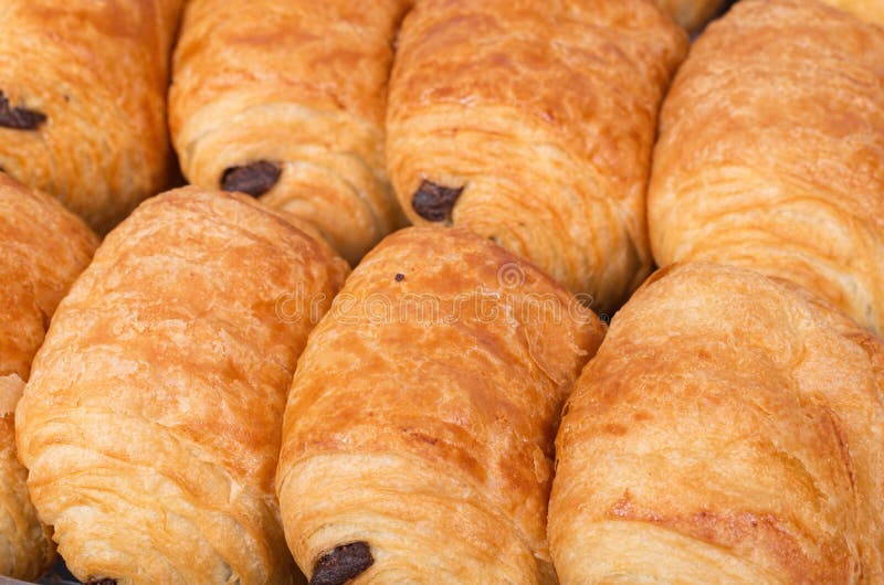 French Chocolatine on Cutting Board Stock Photo - Image of lunch, fresh ...