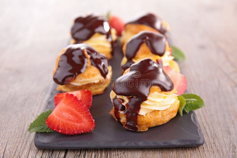 French choux stock image. Image of profiterole, cuisine - 43048243