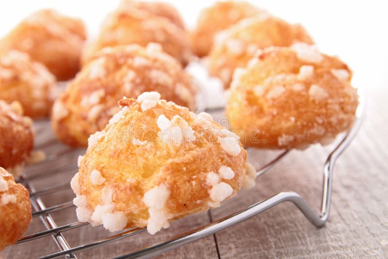 French choux pastry stock photo. Image of chouquette - 25752556