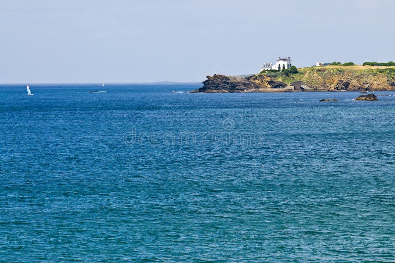 French coast stock photo. Image of peaceful, sailboat - 16294314