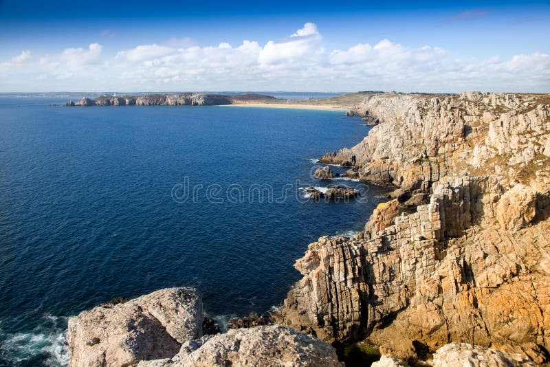 French coast stock image. Image of seascape, promontory - 20779031