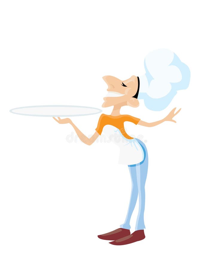 French cook stock vector. Illustration of chef, adult - 5600100