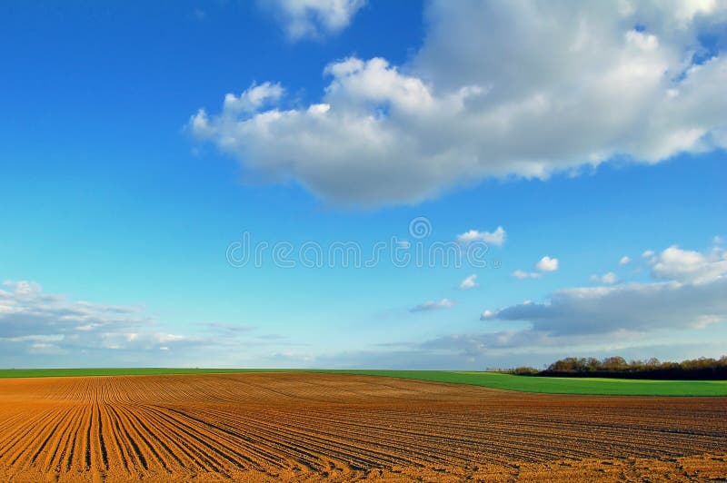 French countryside stock image. Image of seedbed, countryside - 1476669