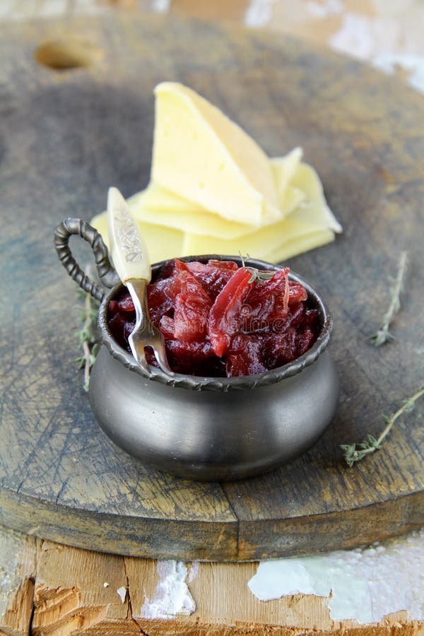 French Cuisine - Onion Confiture Stock Photo - Image of appetizer ...