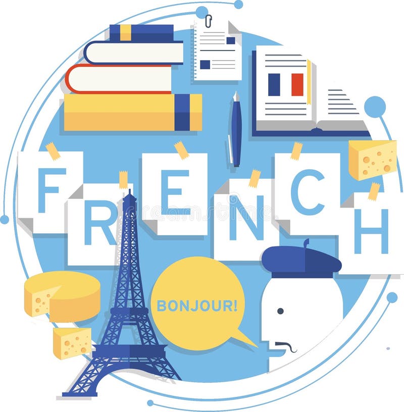 French Design. Vector Illustration Decorative Design Stock Vector ...
