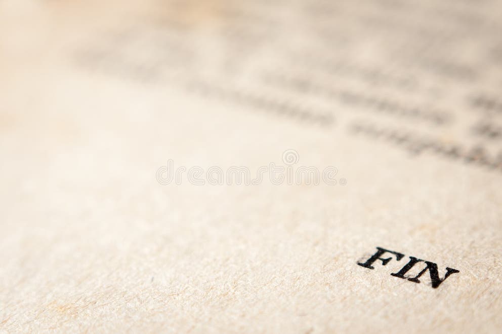 The french end stock image. Image of peace, pages, education - 52123625