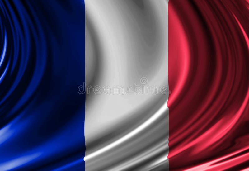 French flag stock illustration. Illustration of nation - 4338272