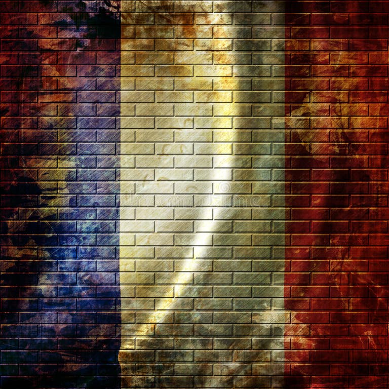 French flag stock illustration. Illustration of moving - 5665594