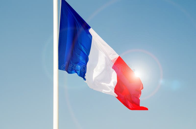 French flag stock image. Image of light, european, republic - 96980485