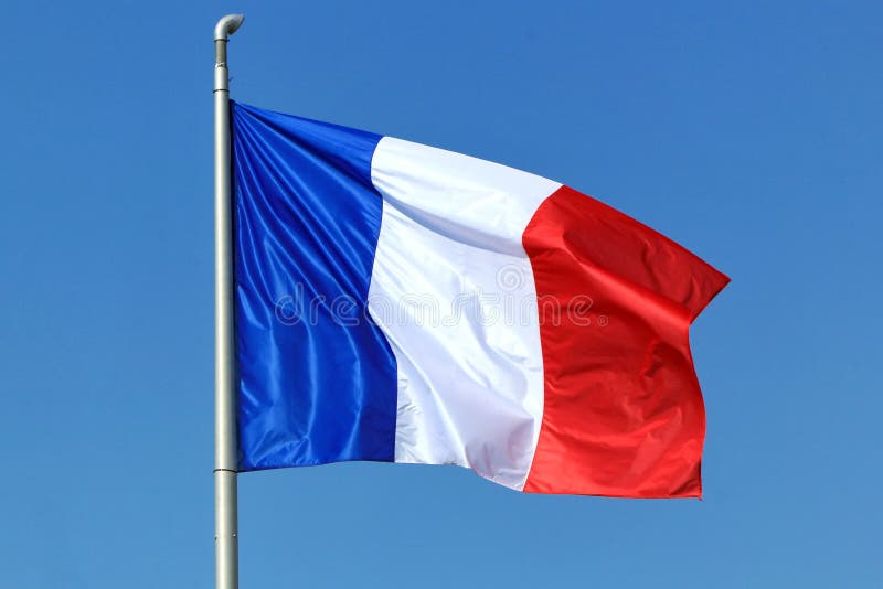French flag stock image. Image of clear, sunlight, background - 31624941