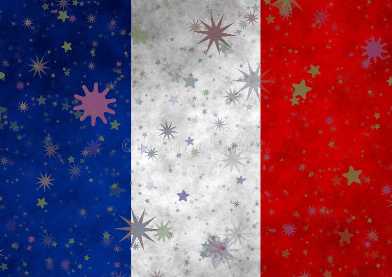 French Flag stock illustration. Illustration of particle - 86896647