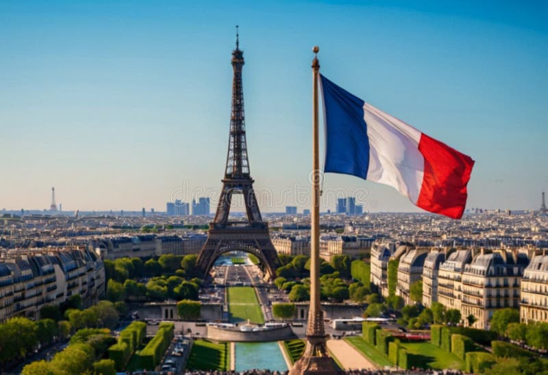 The French Flag, a Symbol of National Identity Stock Image - Image of ...