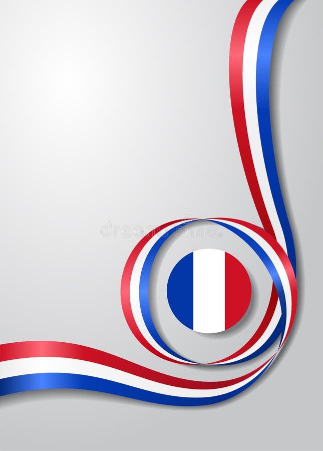 French Flag Wavy Background. Vector Illustration. Stock Vector ...