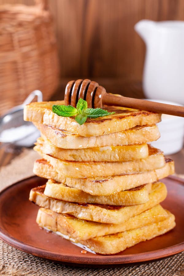 French fried toast stock photo. Image of breakfast, background - 181545690