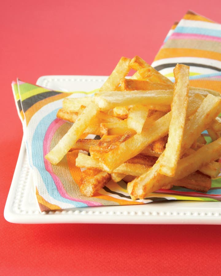 French Fries with Gravy and Cheese. Vertical Top View Stock Photo ...
