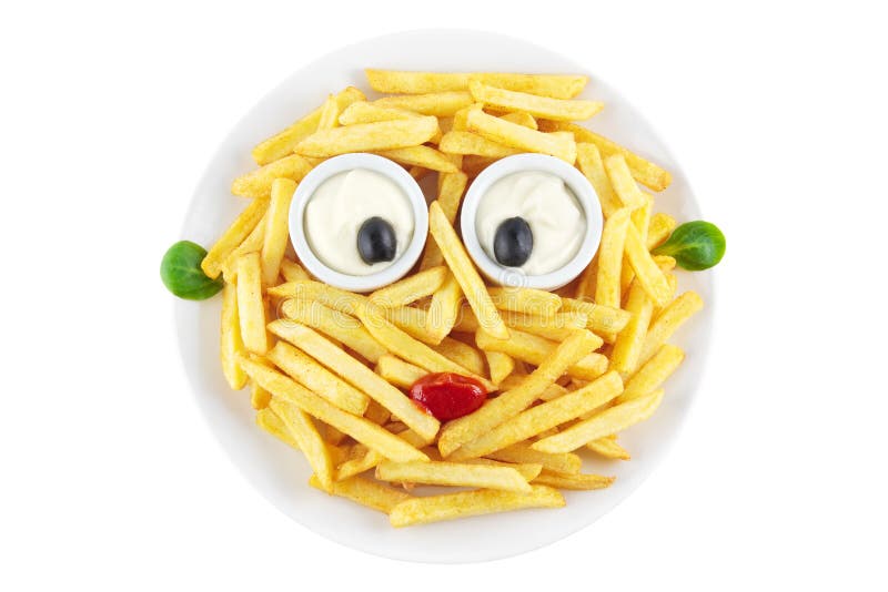 French fries face stock photo. Image of cute, delicious - 29284906