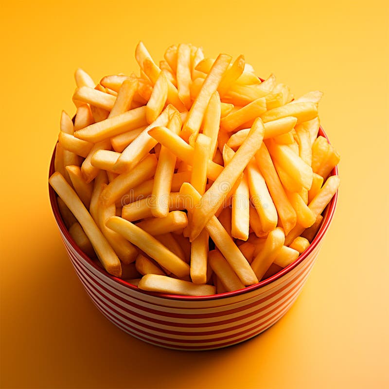 French Fries, Fast Food Packaging, Quick Snack, Junk Food - AI ...