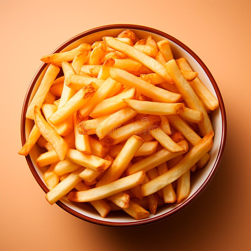 French Fries, Fast Food Plate, Quick Snack, Junk Food - AI Generated ...