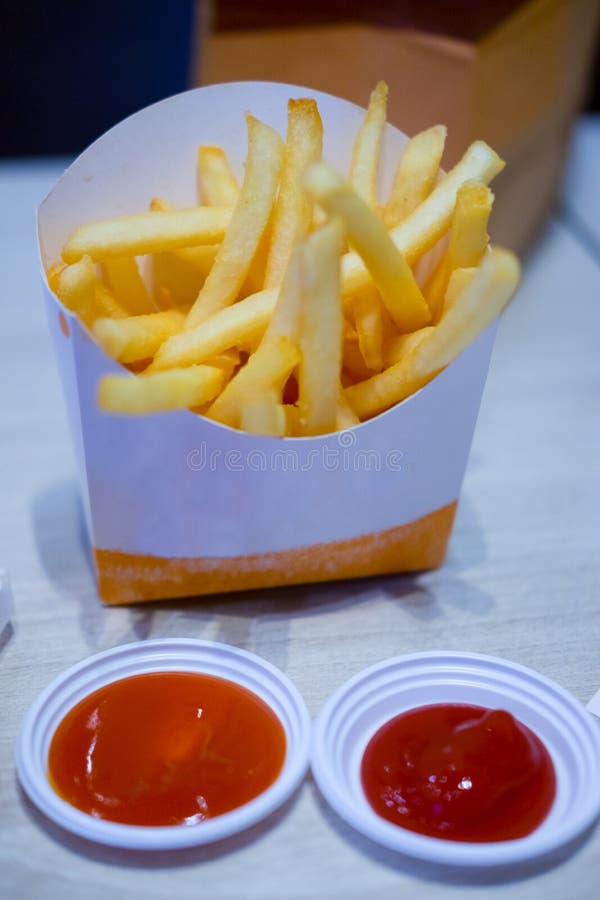 Generic French Fries From A Fastfood Restaurant Stock Photo - Image of ...