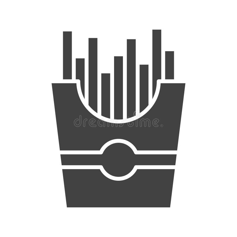 French Fries Icon Vector Image. Stock Vector - Illustration of meal ...