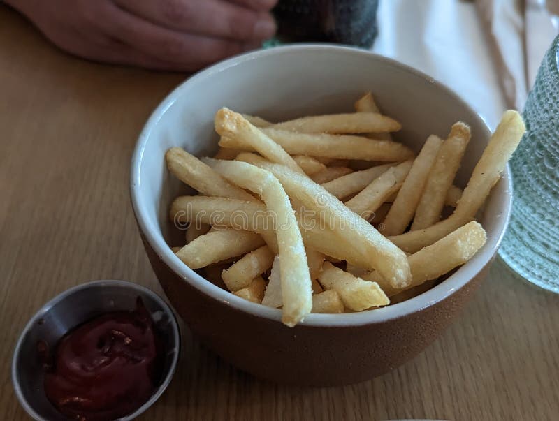 French Fries Ketchup Side Order Stock Image - Image of sandwich, meal ...